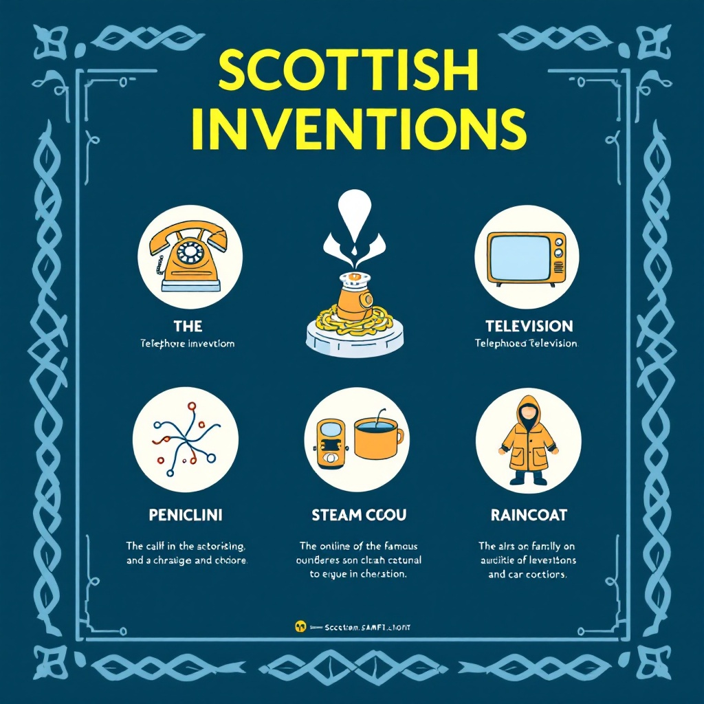 Scottish Inventions Infographic Design — MyDesigns.io