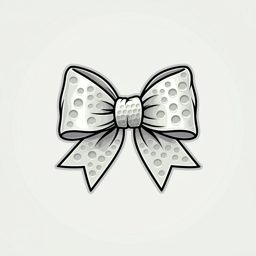 Golf Ball Inspired Bow Design Design — MyDesigns.io