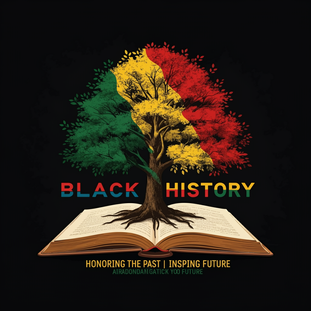 Rastafarian Tree on Open Book Design — MyDesigns.io