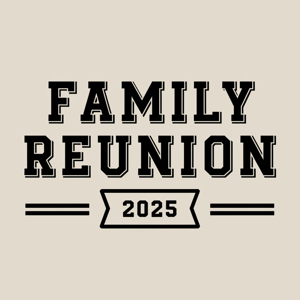 Classic Family Reunion Banner Design Design — MyDesigns.io