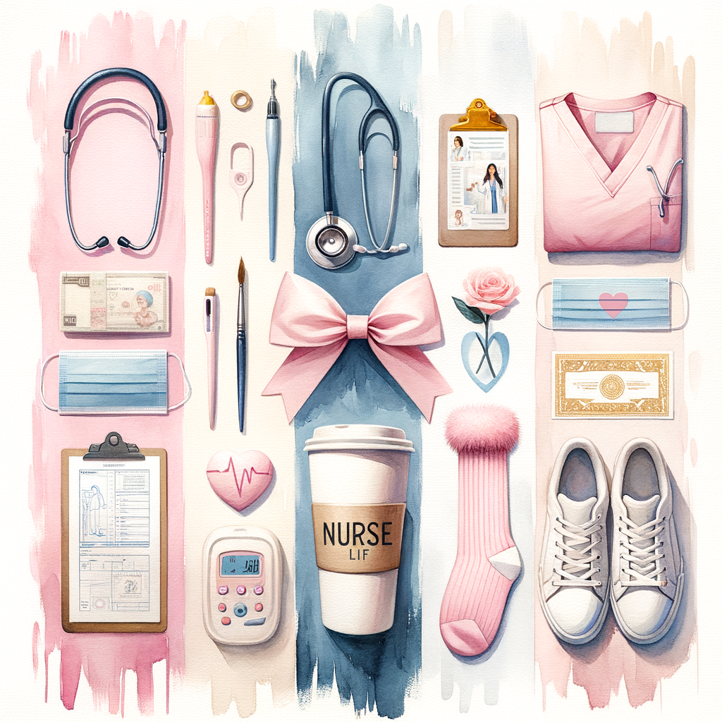 Watercolor Collage Celebrating Nurses Design — MyDesigns.io