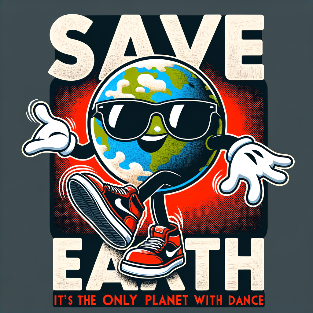 Dancing Earth T-Shirt Design Design — MyDesigns.io
