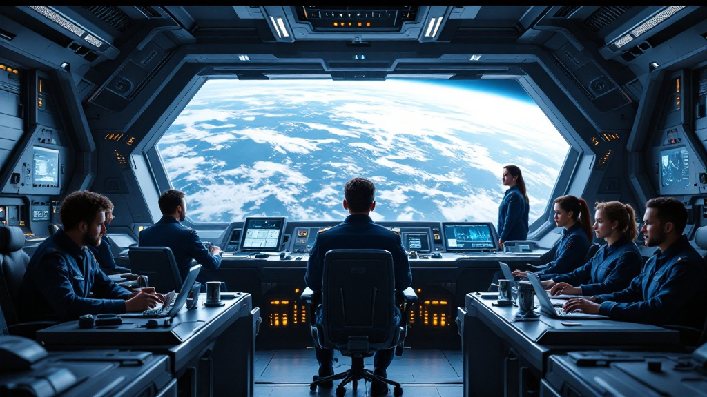 Cinematic Space Force Officers in Action Design — MyDesigns.io