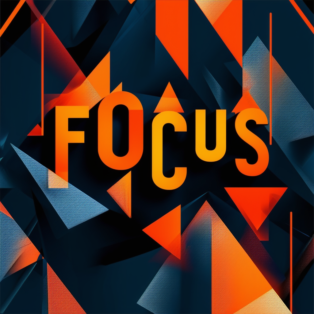 Modern Focus Typography Design Design — MyDesigns.io